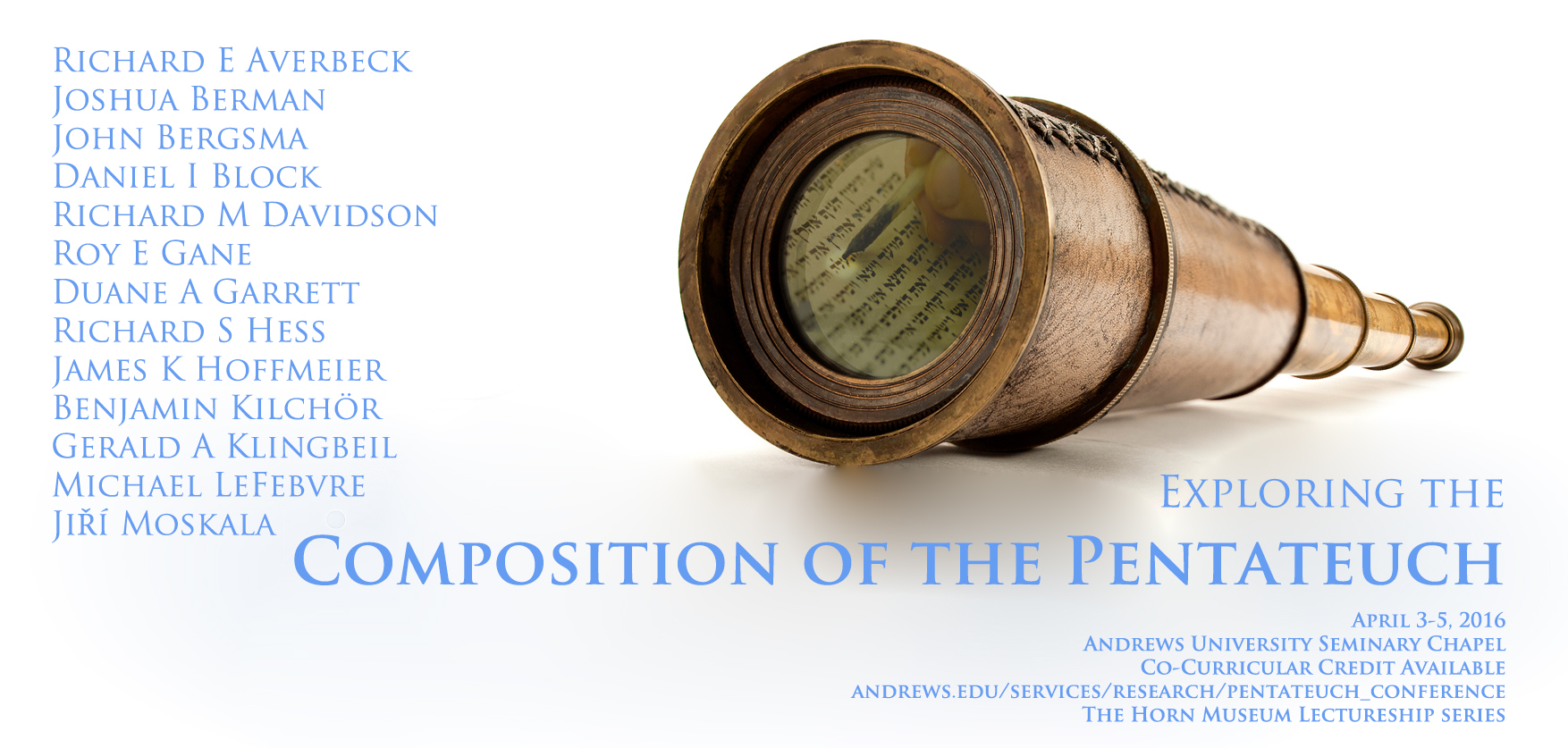 Exploring the Composition of the Pentateuch | Institute of Archaeology ...