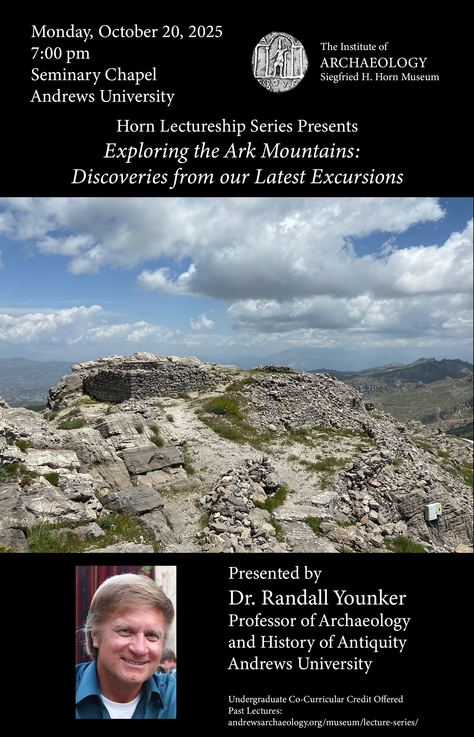 Horn Lectureship Series Presents: “Exploring the Ark Mountains ...